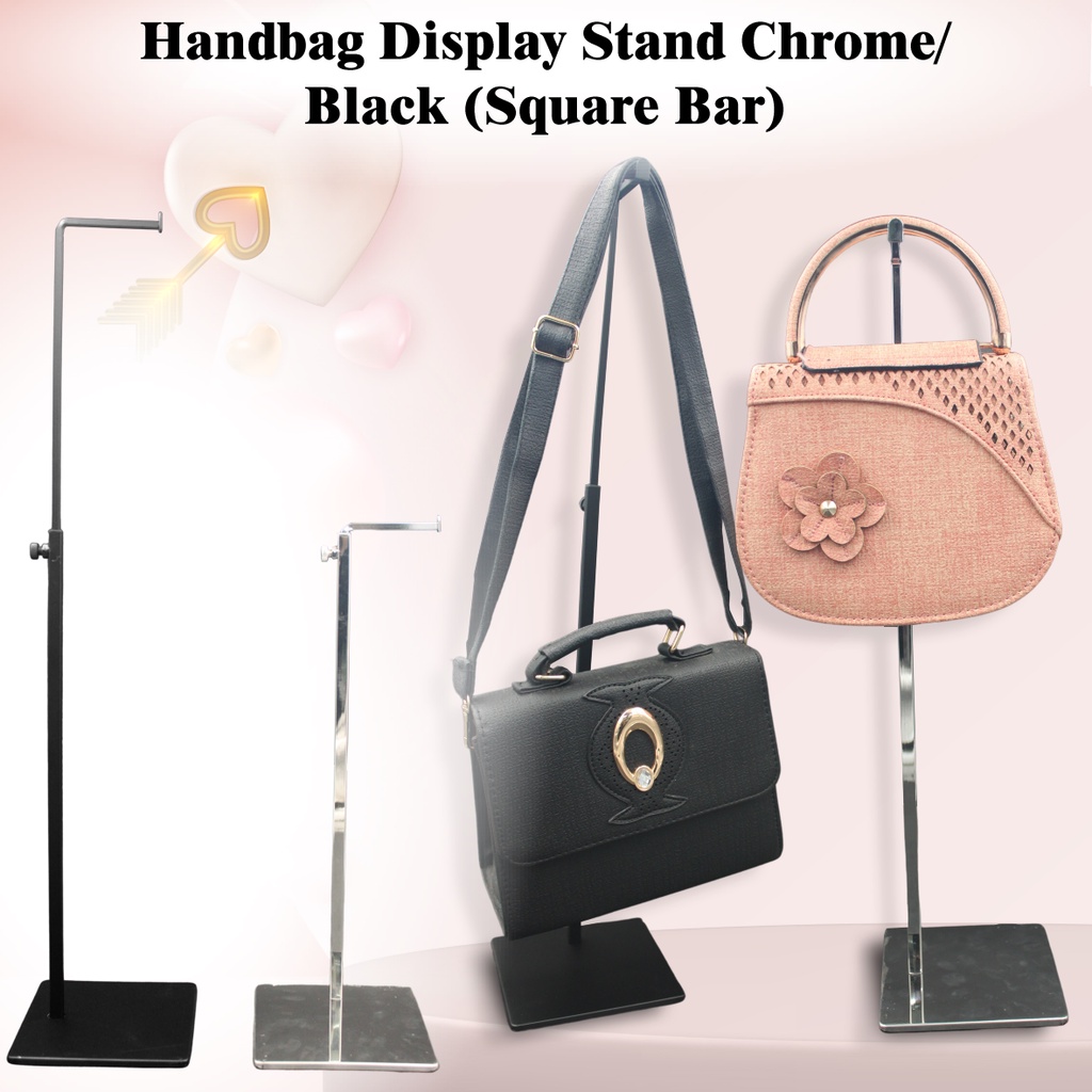 JME Handbag Stand Square Deisgn Handbag Display Stand Bag Stand Rak bag ...