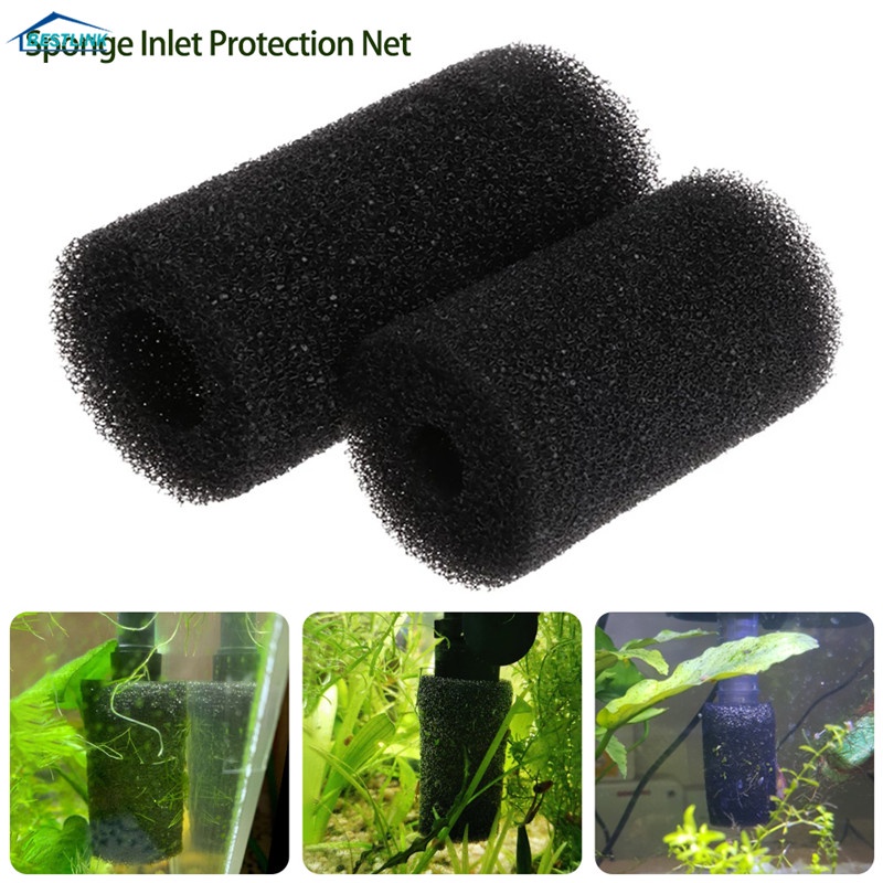 Sponge Aquarium Filter Protector Cover for Fish Shrimp Tank Inlet Pond ...