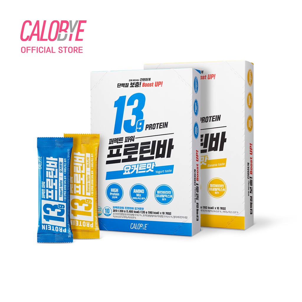 [CALOBYE] 13g Perfect Power Protein Bar_(Box of 10) | Shopee Singapore