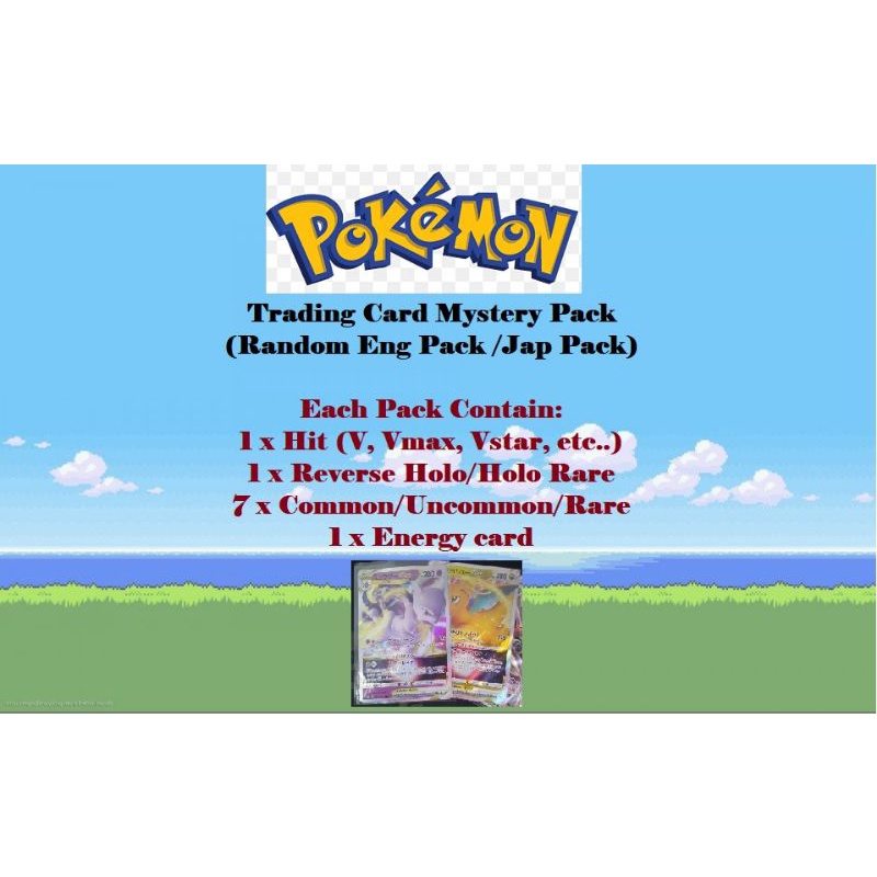 Pokemon Mystery pack (Eng pack or Jap pack) | Shopee Singapore