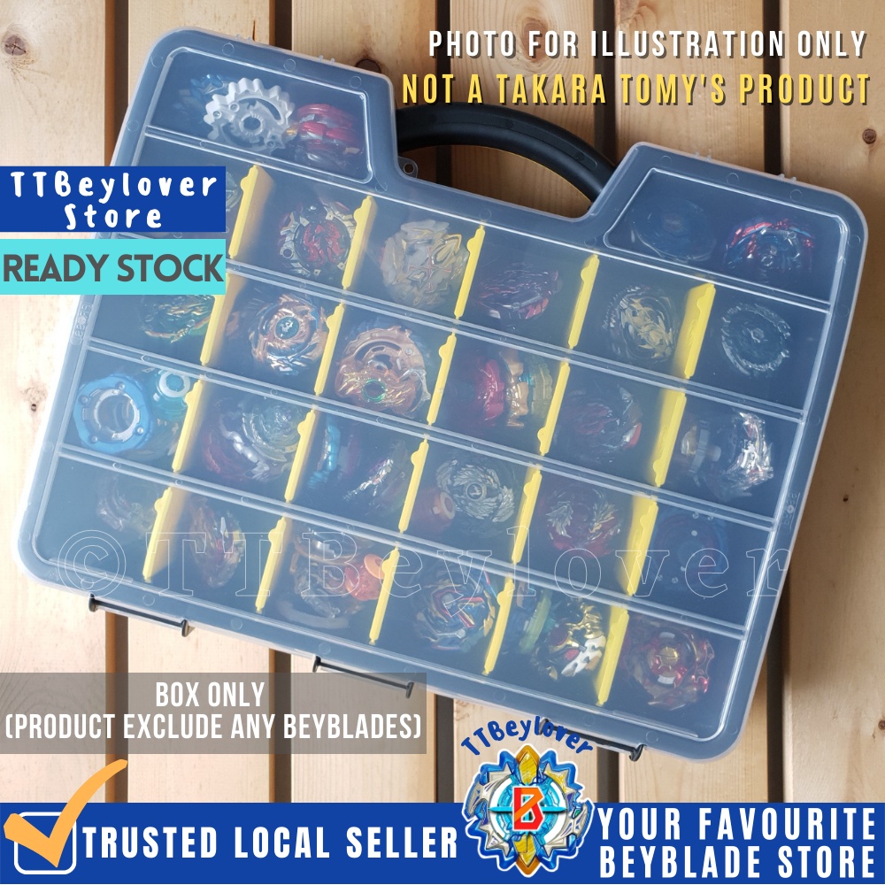 Storage Box suits Beyblade Burst portable stackable FREE Decals EXCLUDE ...