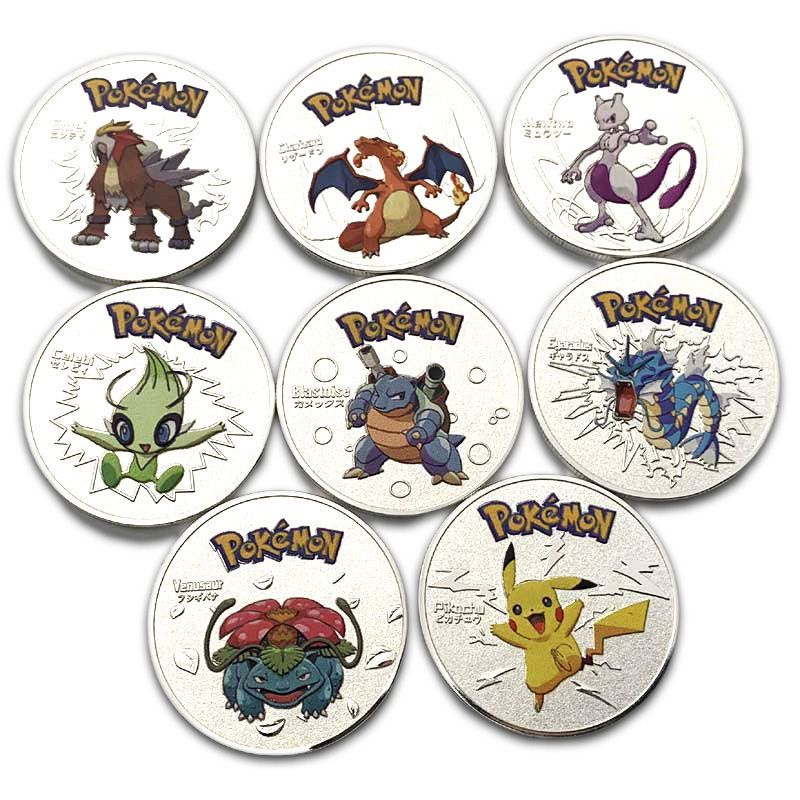 Ready Stock !!! Pokemon Coins Pikachu Game Collection Souvenir Gift ...