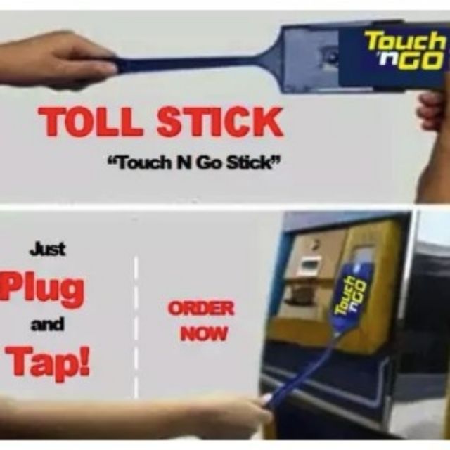 Touch n go stick | tol toll gate card holder | toll stick for parking ...