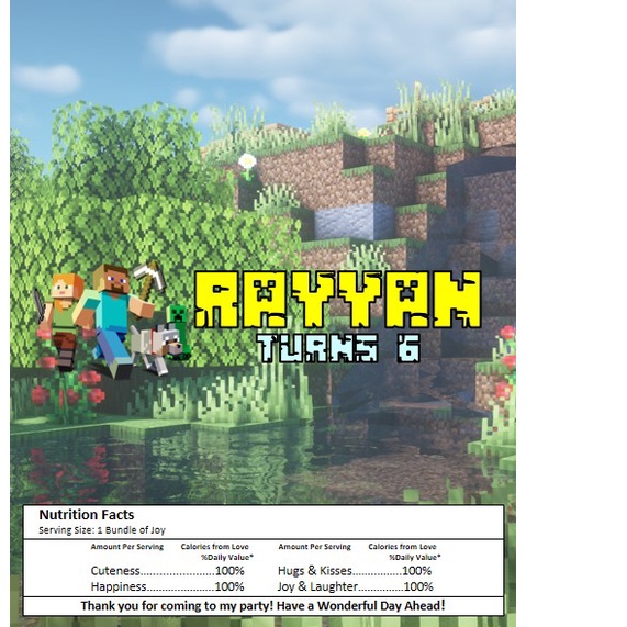 Kit Kat Chocolate Wrapper - Minecraft | Shopee Singapore