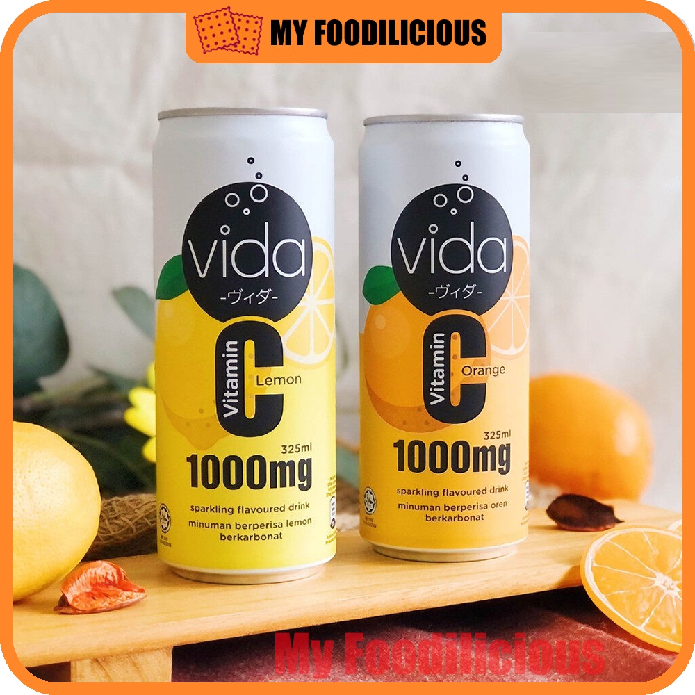 VIDA Zero Sugar & Calories Series & Vida C Series 325ml 8cans/24cans ...