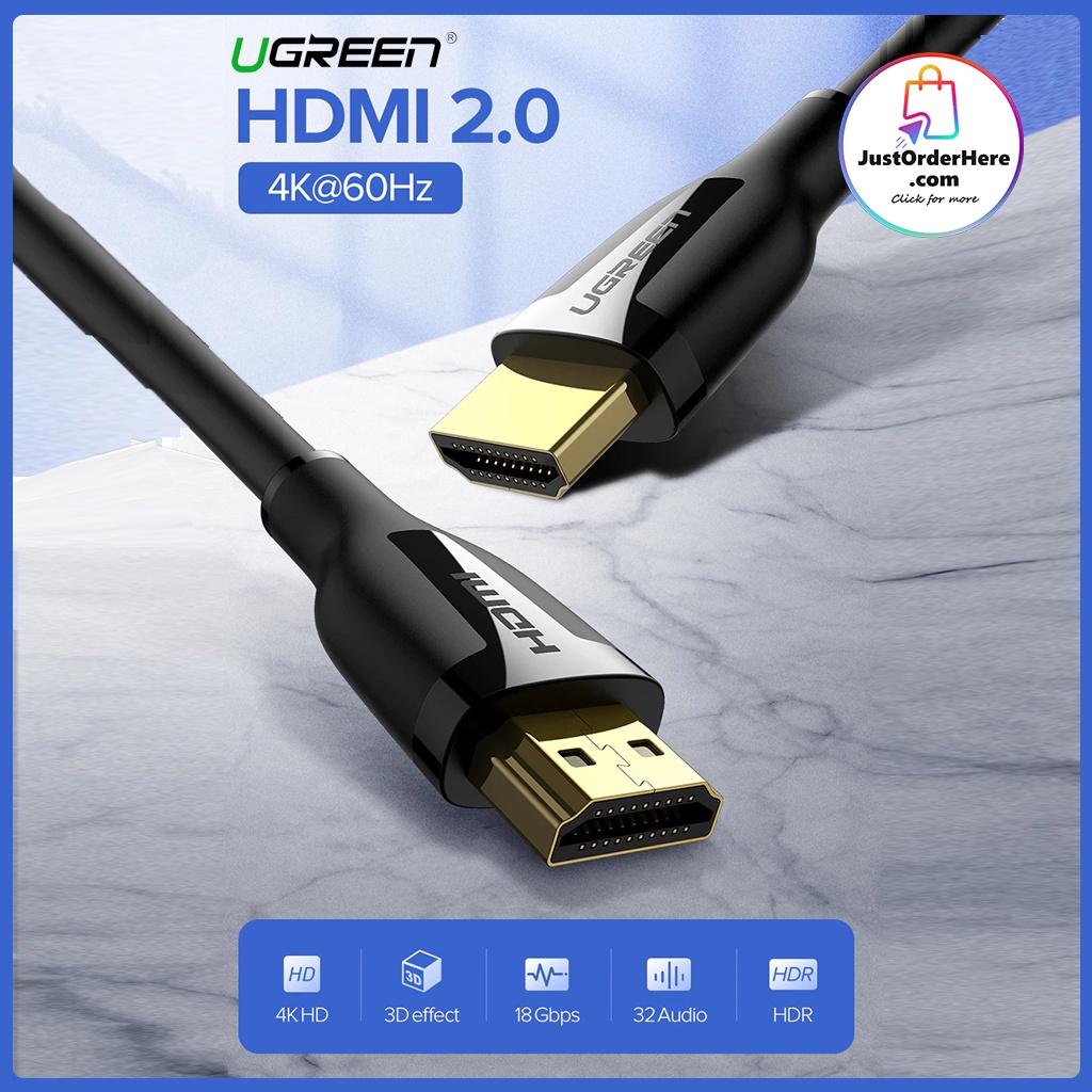 Ugreen 4K UHD HDMI 2.0 Cable | Shopee Singapore