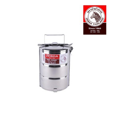 ZEBRA Stainless Steel SUS304 14cm 16cm Tiffin Carrier Food Container ...