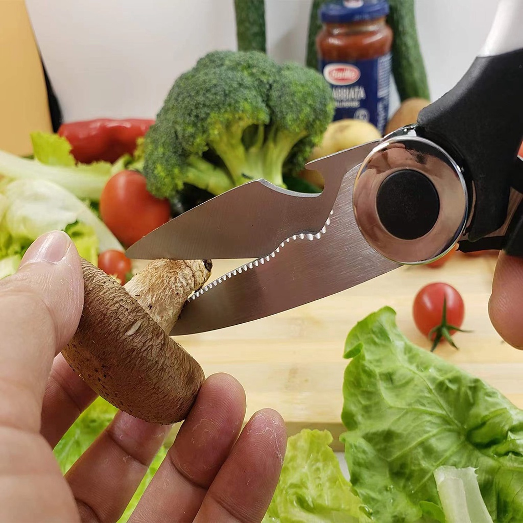 🇸🇬【SG stock】5 in1 Multi Purpose Kitchen Scissors Ultra Sharp Premium ...