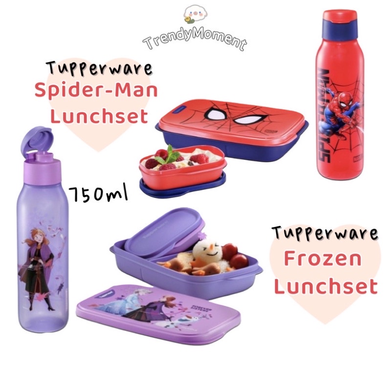 Tupperware Marvel Spider-Man / Disney Frozen / Foodie buddy / Spiderman ...