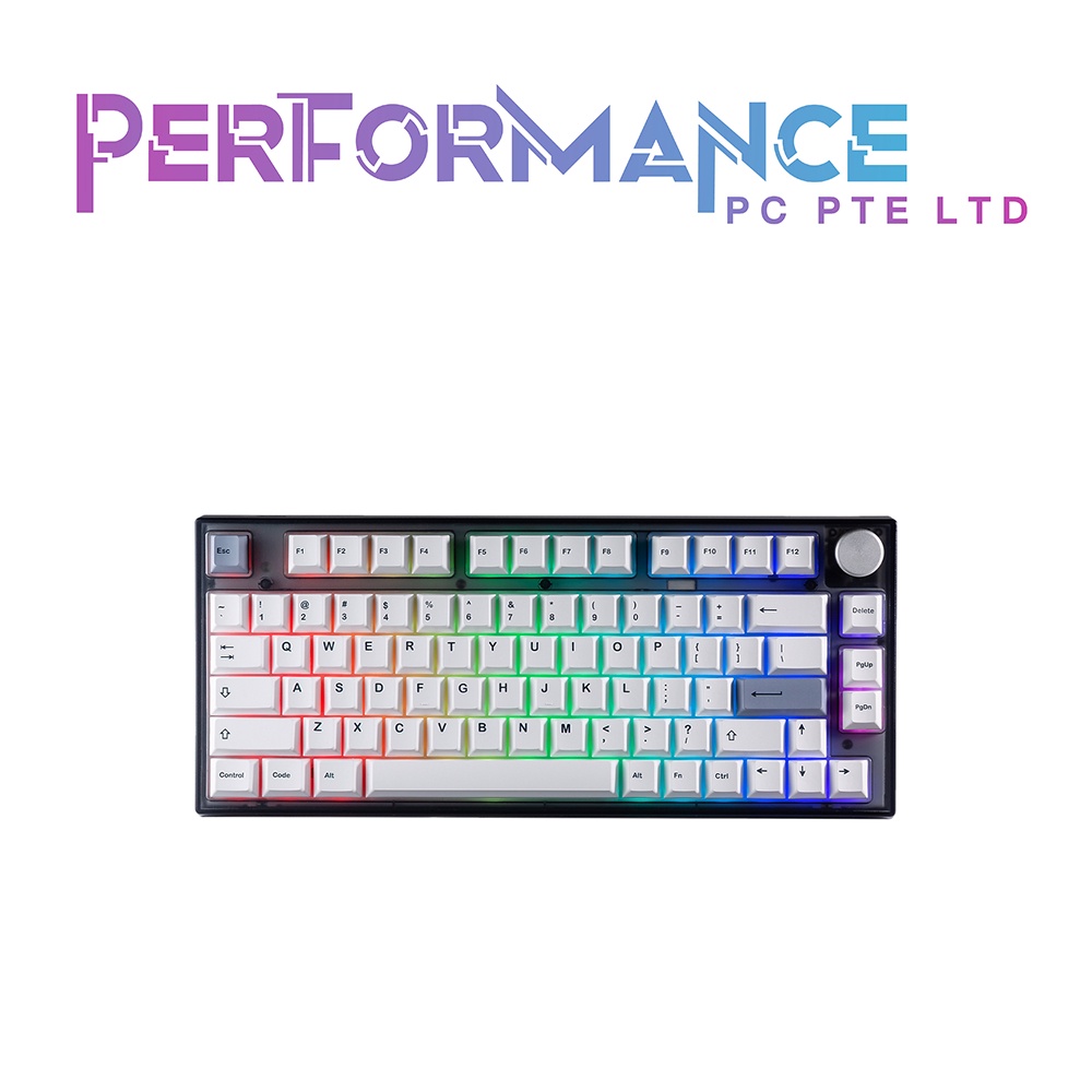 Tecware Veil80 Wireless Mechanical Keyboard Translucent Black Gateron Switches (1 Year Warranty ...