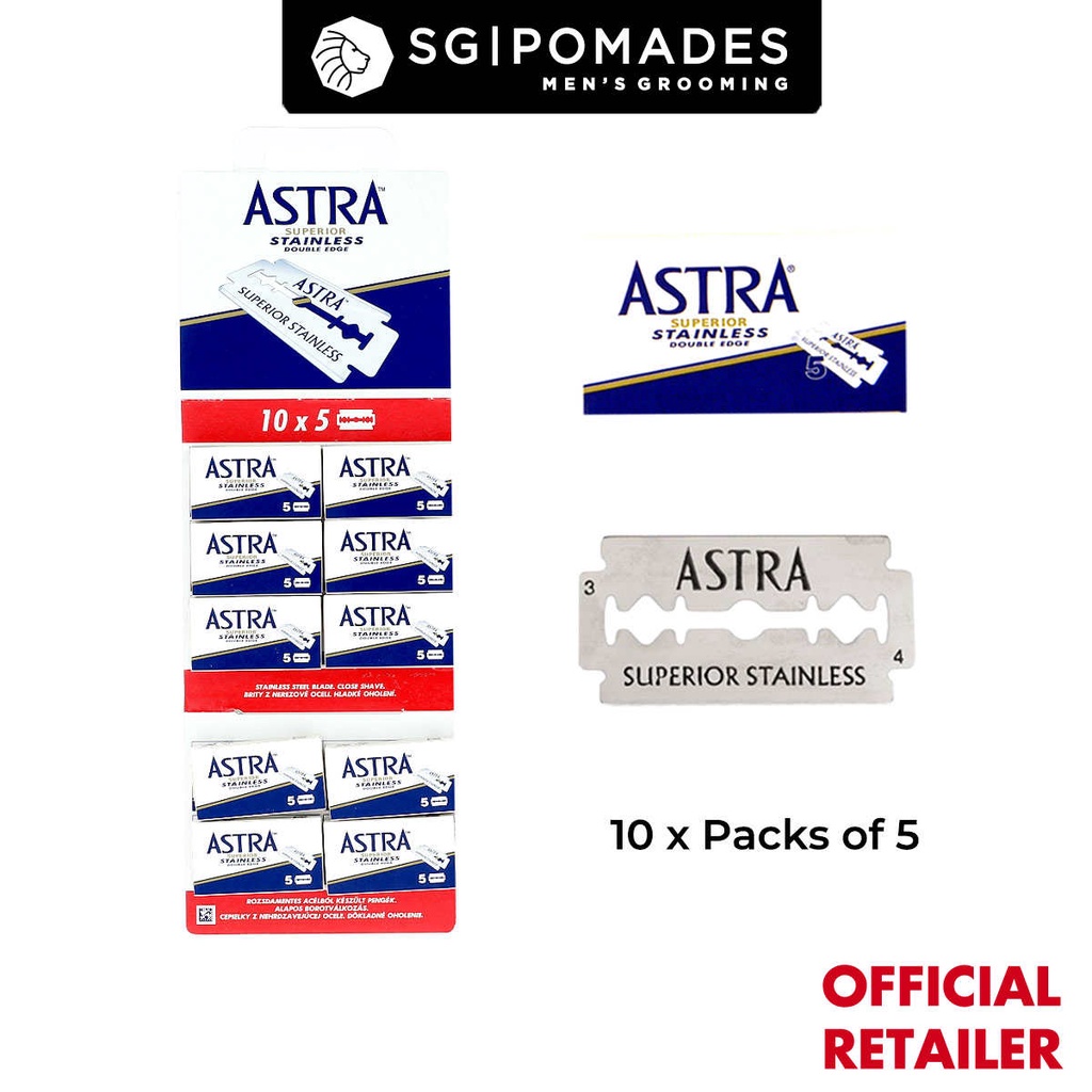 50 Blades of ASTRA Superior Stainless / 50 & 100 Blades of ASTRA ...
