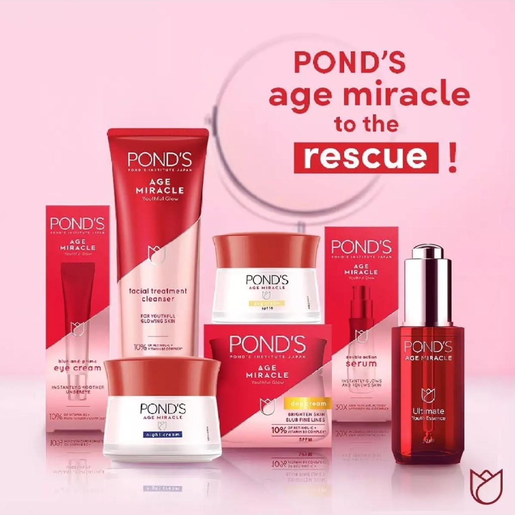 Pond's Age Miracle Pond's day Cream Spf 18 50gram / Night Cream 50g ...