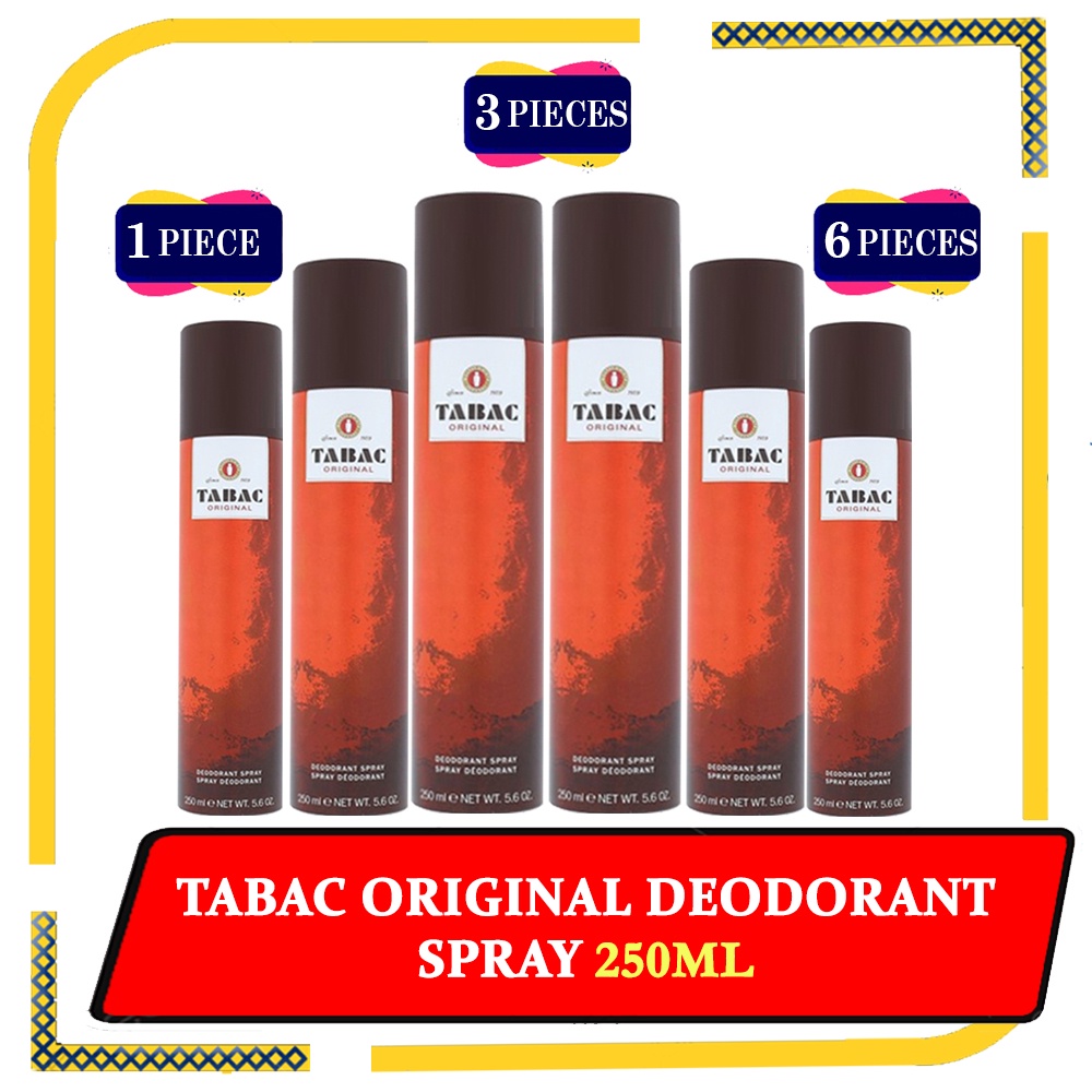 TABAC Original Deodorant Spray 250ml | Shopee Singapore