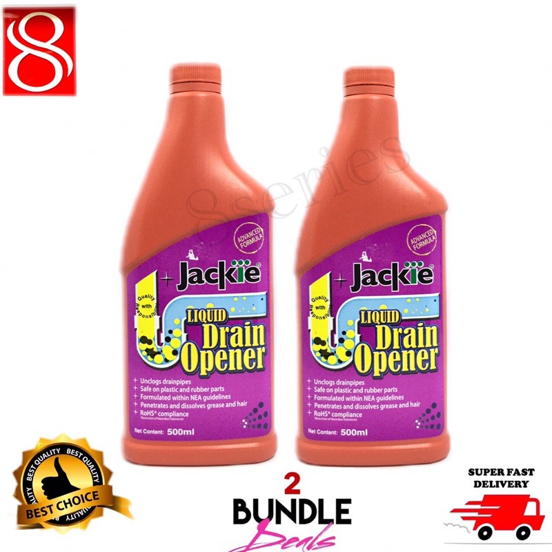 (Bundle deal ) JACKIE Drain clog Opener / Drain Clog remover(liquid ...