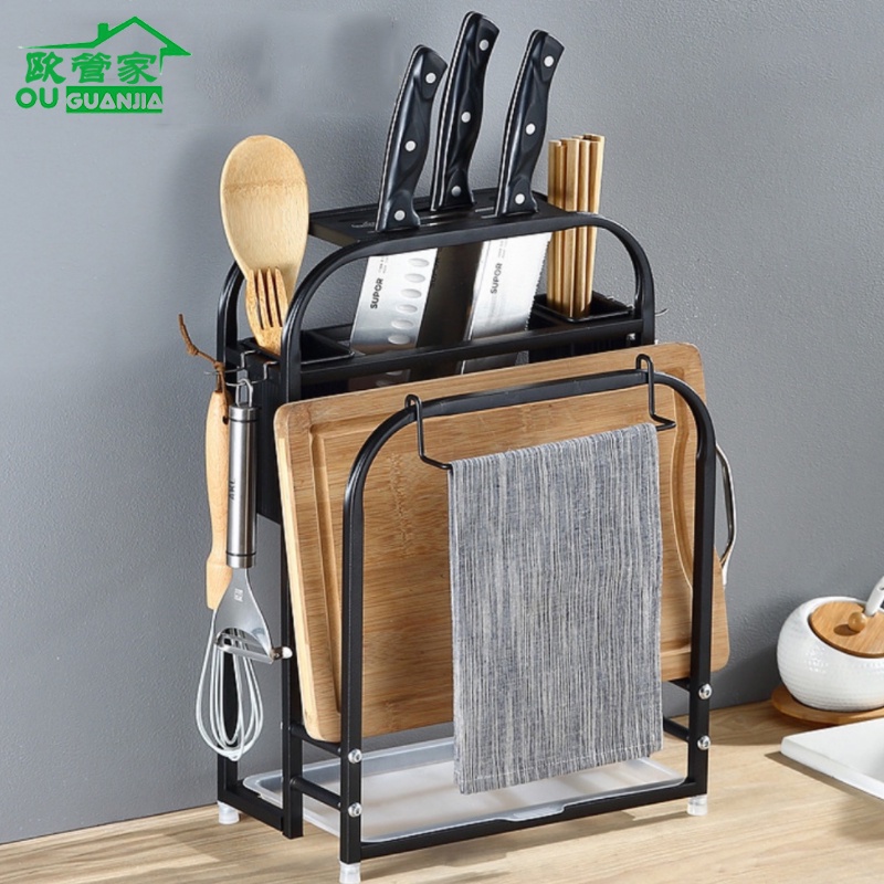 Kitchen Rack Storage Rack Knife Rack Stainless Steel Cutlery Utensil ...