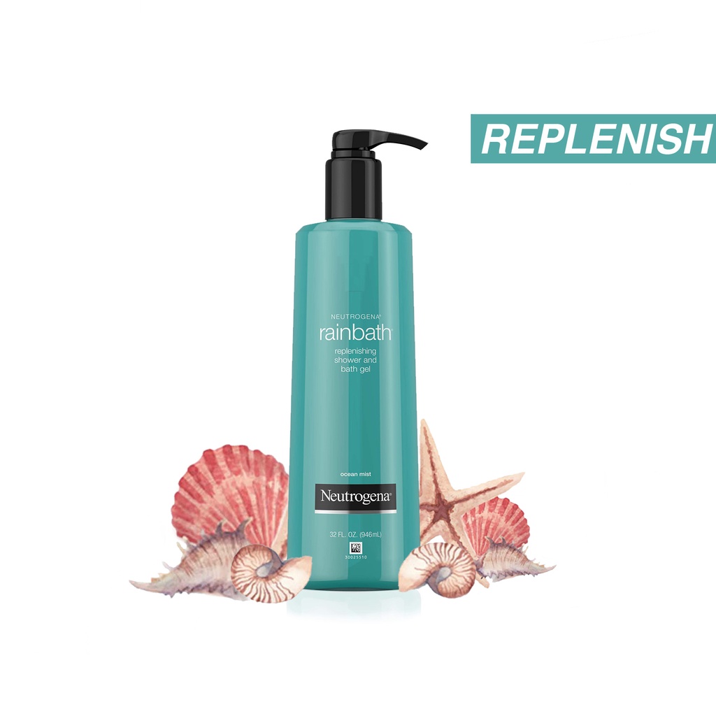 Neutrogena Rainbath Replenishing Shower And Bath Gel Ocean Mist 946ml ...