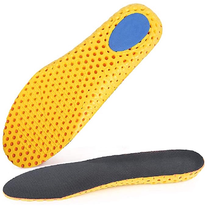 4D Elastic Shock Absorbing Soft Sponge Insoles / Breathable Honeycomb ...