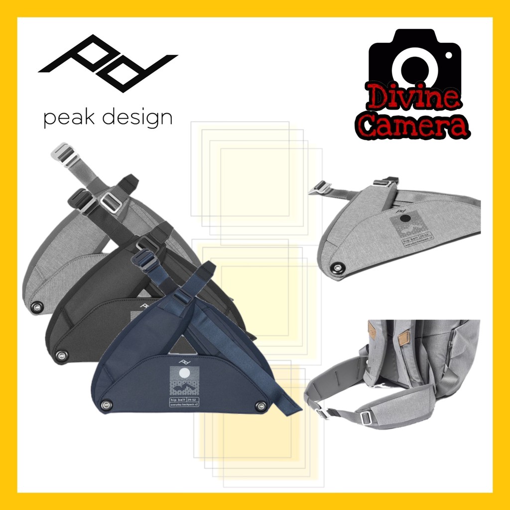 Peak Design Hip Belt V2 (Black / Ash / Midnight) | Shopee Singapore