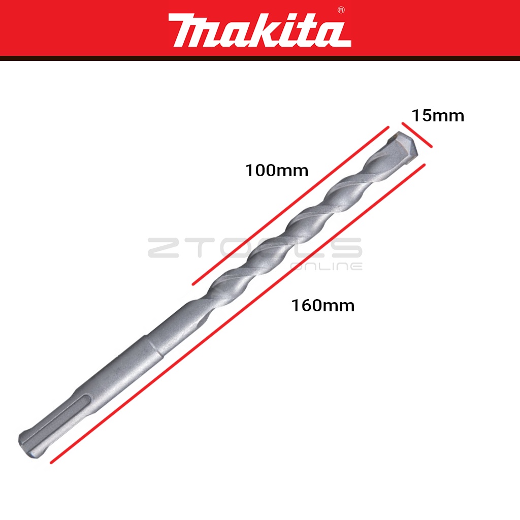 Makita SDS Plus Shank Drill Bit | 5MM - 25MM | Concrete & Masonry Wall ...