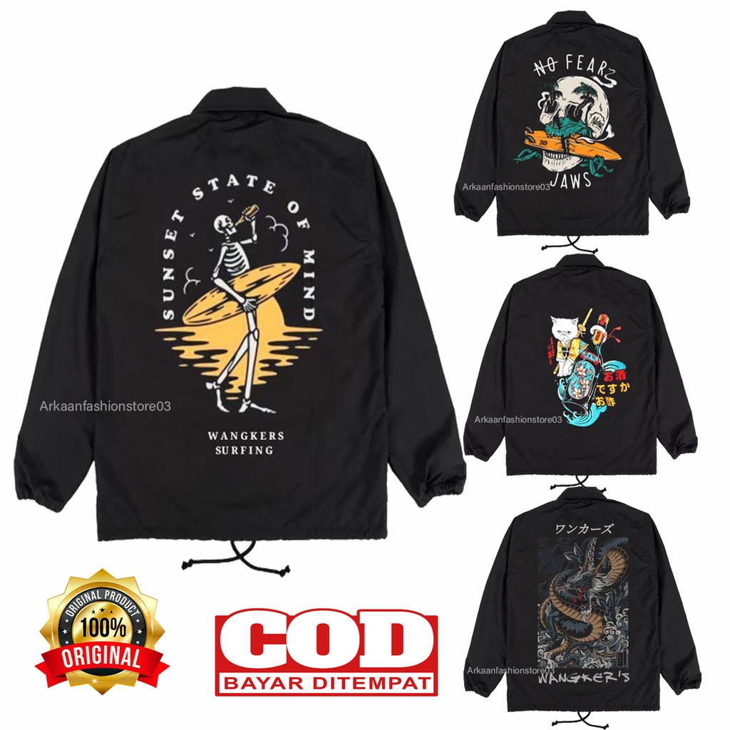 Newest Waterproof Men's COACH Jacket/WINDBREAKER SURFING SUNSET ...