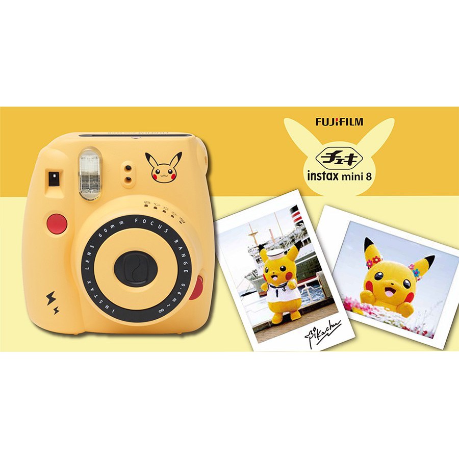 INSTAX MINI 8 CAMERA [WE LOVE PIKACHU] - POKEMON CENTER EXCLUSIVE ...
