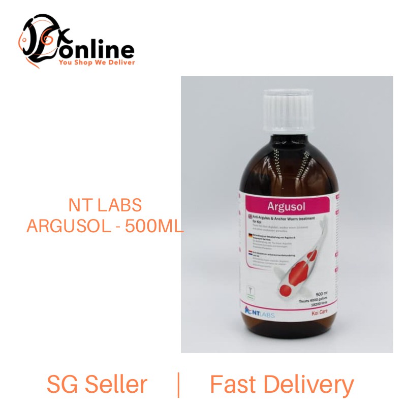 NT LABS Argusol (Treats Anchor Worm, Fish Lice & Crustacean Parasites ...