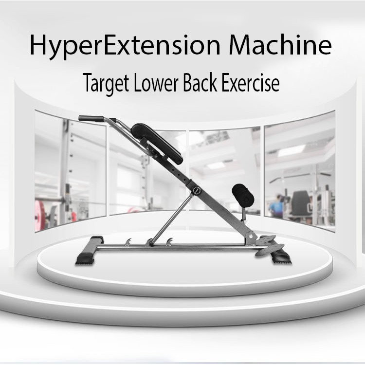Back Hyperextension Exercise Machine Adjustable Hyper Extension Sit Up ...