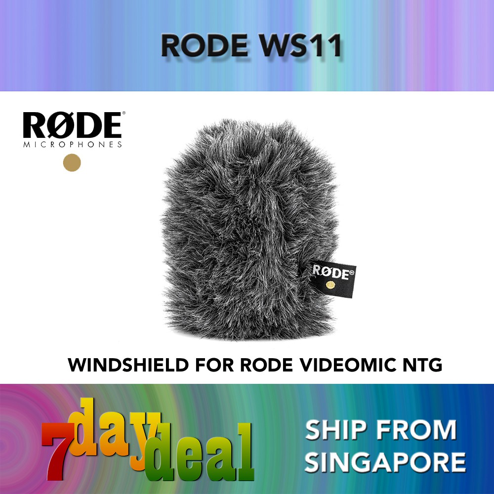 Rode WS11 Deluxe Windshield DeadCat for Rode Videomic NTG | Shopee ...