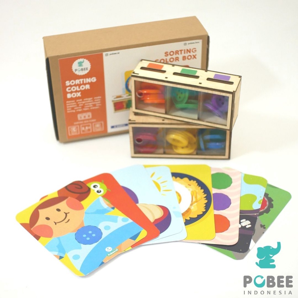 Sorting Box Advance | Toy Grouping Color Buttons Into the Box | Motor ...
