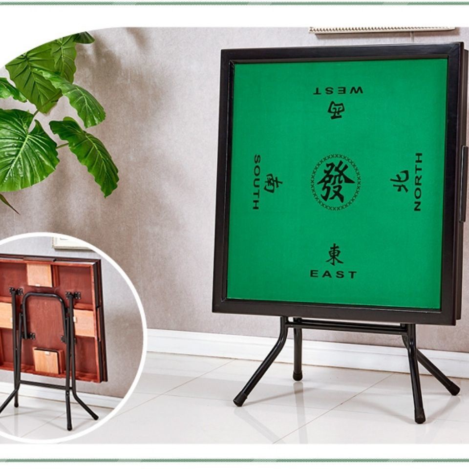 Foldable mahjong table hand rubbing mahjong table simple hand rubbing ...