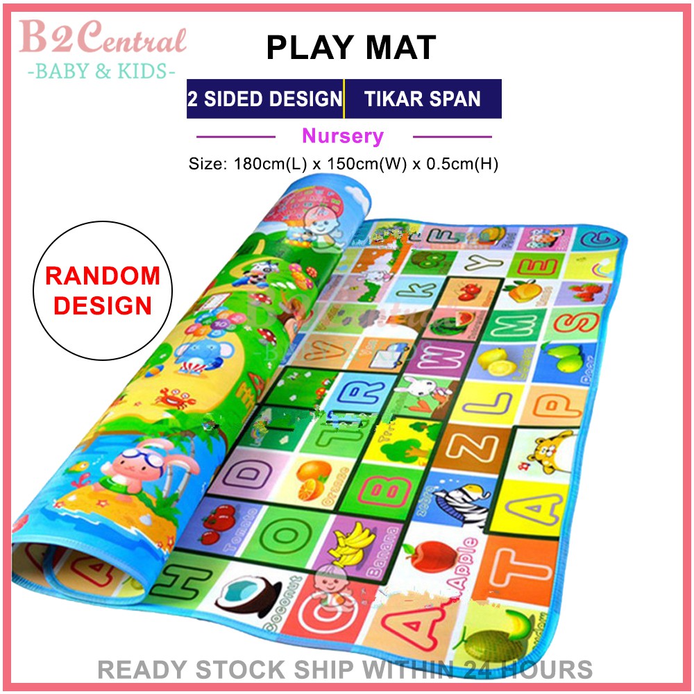 Baby Play Mat Cartoon Waterproof Beach Picnic Carpet Baby Crawling Mat ...