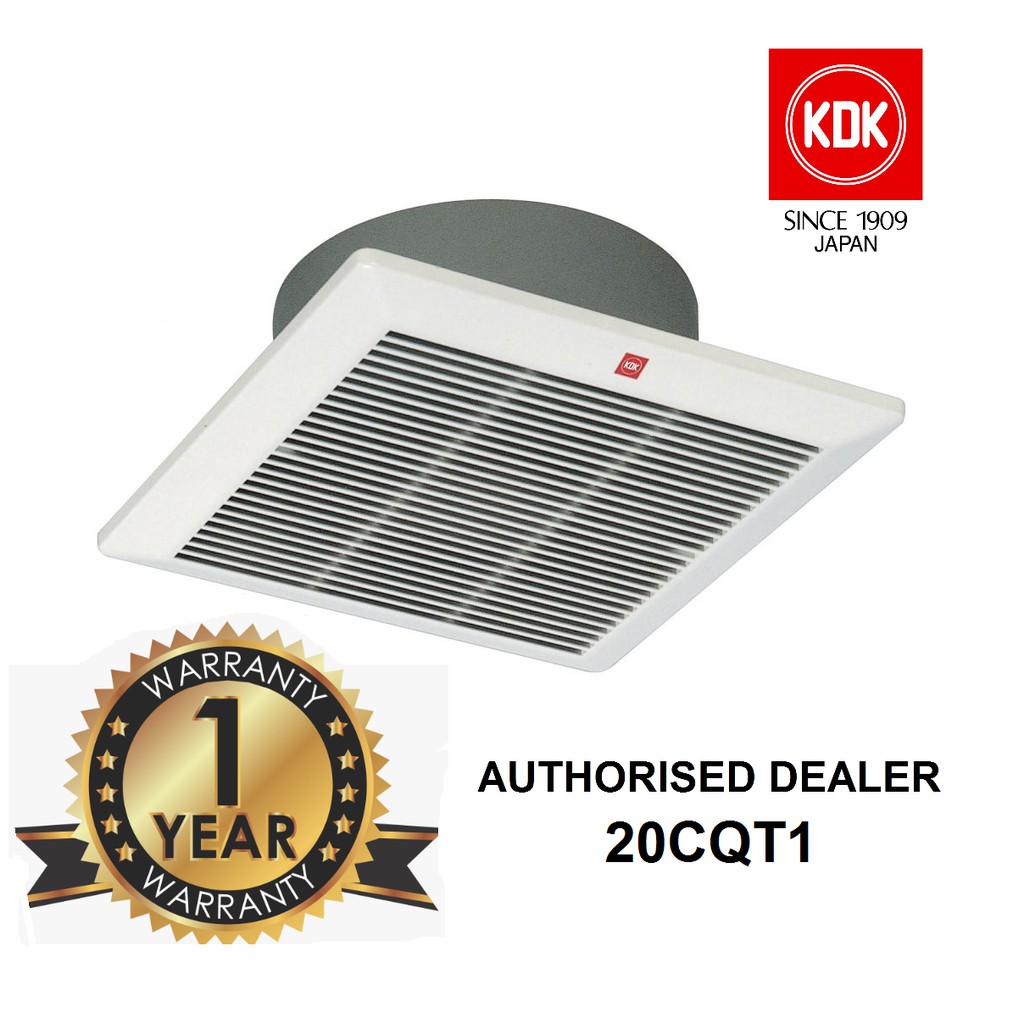 KDK 20CQT1 20TGQF Exhaust Fan Ceiling Mount Ventilating Ventilation Fan ...