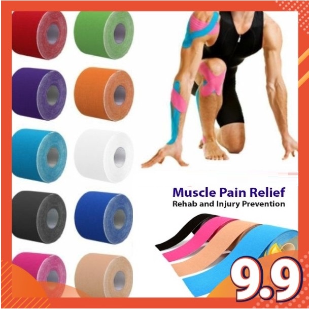Kinesiology Muscle Tape Sport Injury Bandage Support Muscle Relief ...