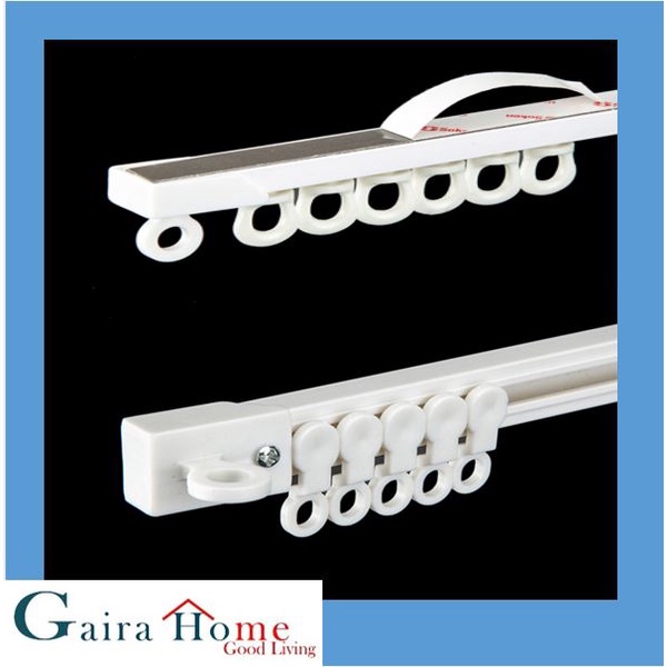 Curtain Rail Track Non Drill | Shopee Singapore