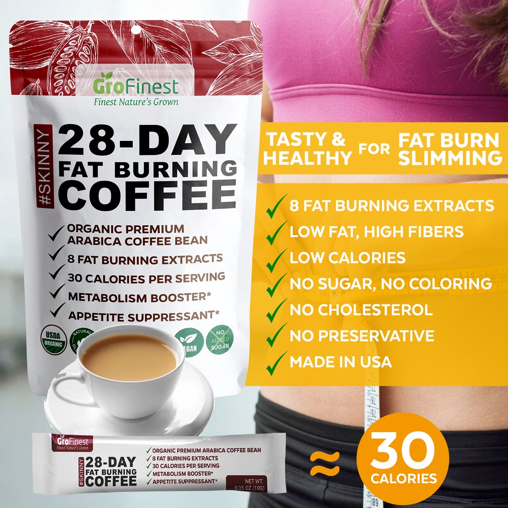 [Bundle of 3] 28 Day Fat Burning Coffee - Skinny Slimming Keto Diet ...