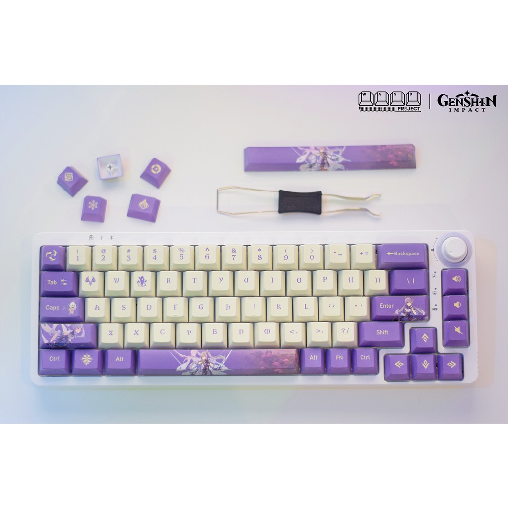Genshin Impact Keqing Keycaps Set | Pbt Dye Sub | Cherry Profile | 120 ...