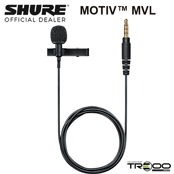 Shure MOTIV MVL Lavalier Microphone | Shopee Singapore