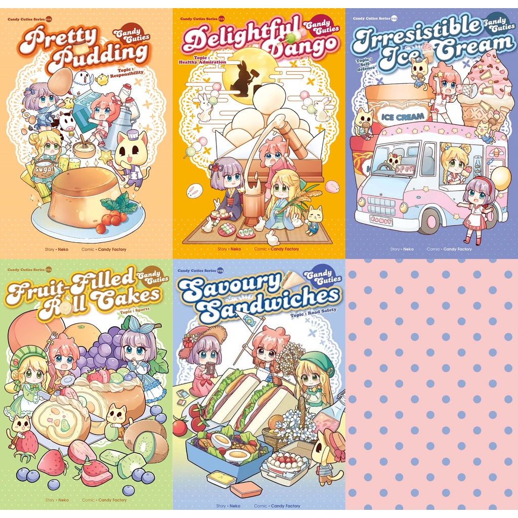 Candy Cuties Series (5 Books Bundle) Fun Educational Comics, Nurturing ...