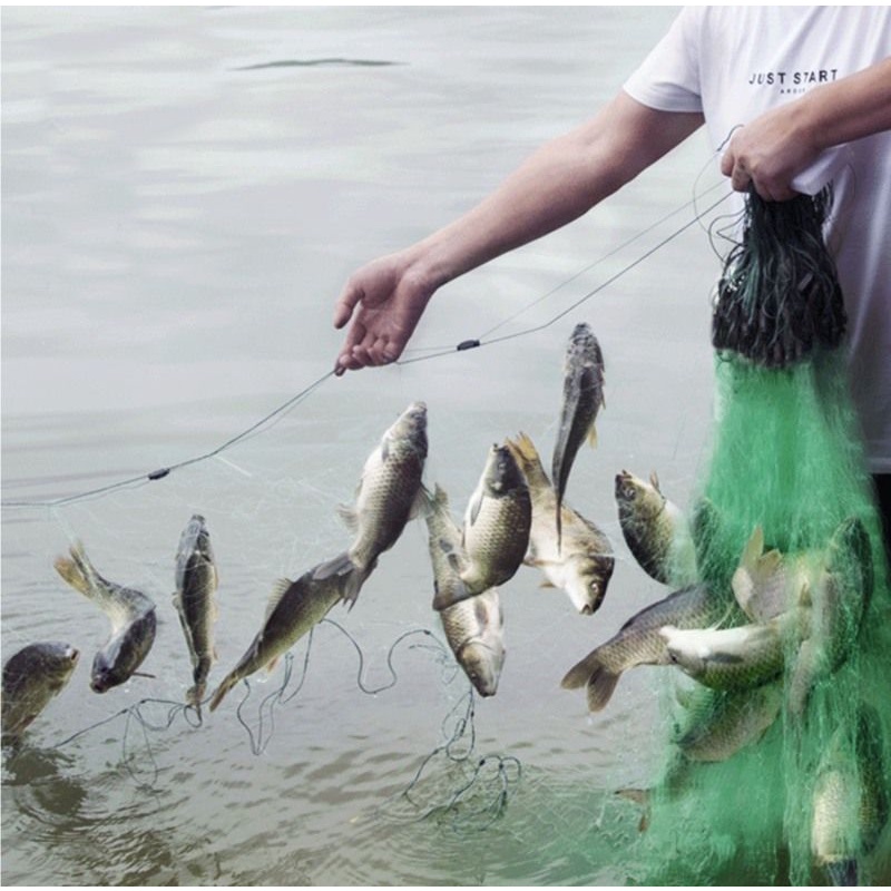 60m Fishing net crab fish net fishing net 3 layers fishing net 60m 3 ...