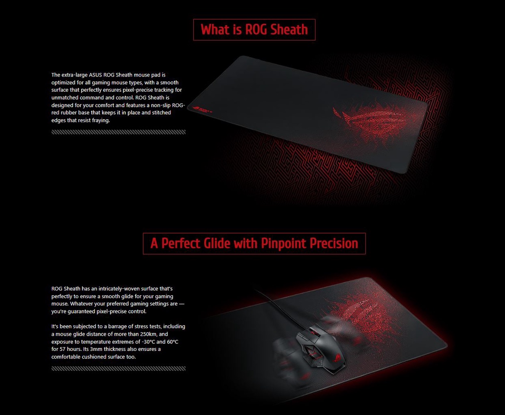 ASUS ROG Sheath Gaming Mousemat | Shopee Singapore