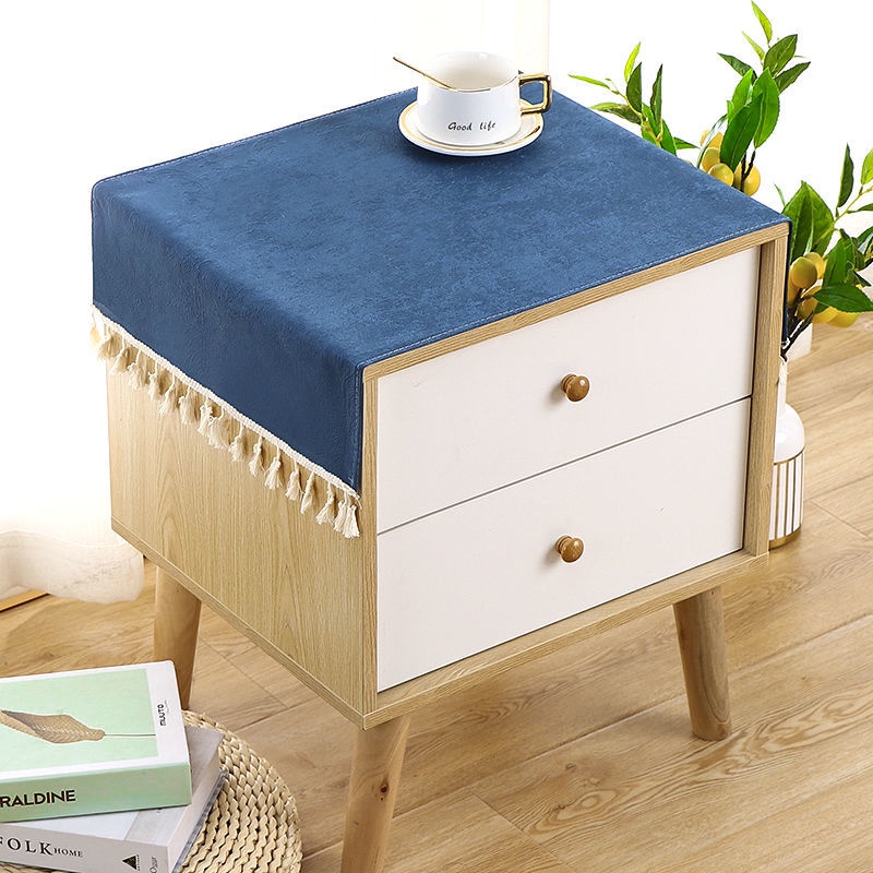 Bedside table cloth cover dust cloth skeleton dust cover | Shopee Singapore