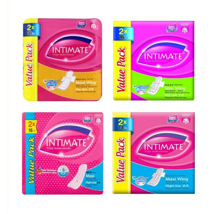 Intimate Value Pack Day Use / Night Use ( Slim Wing 2 x 16s / Maxi Wing ...