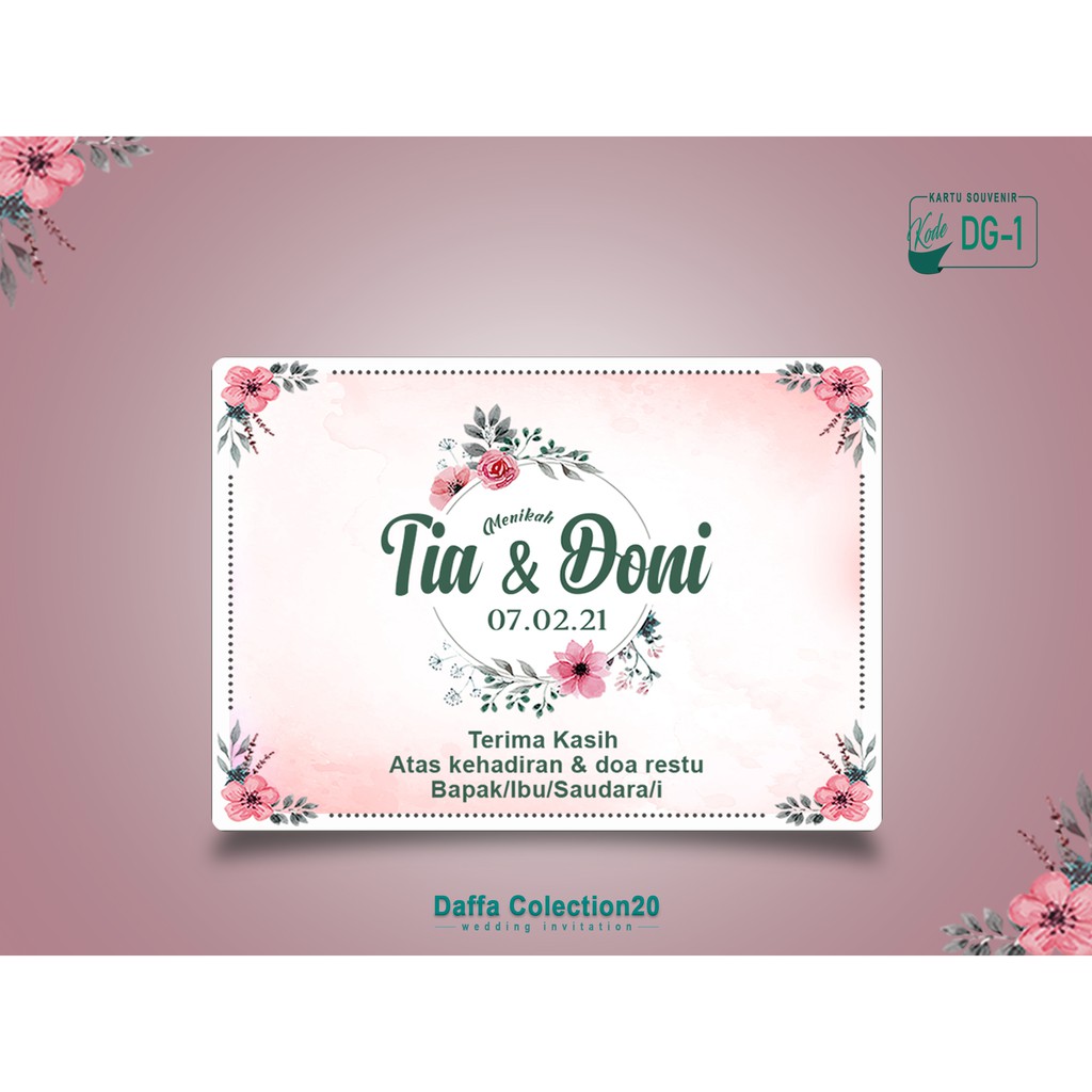 Wedding Greeting Cards with Bride and Groom's Name (Min 50 Sheets ...