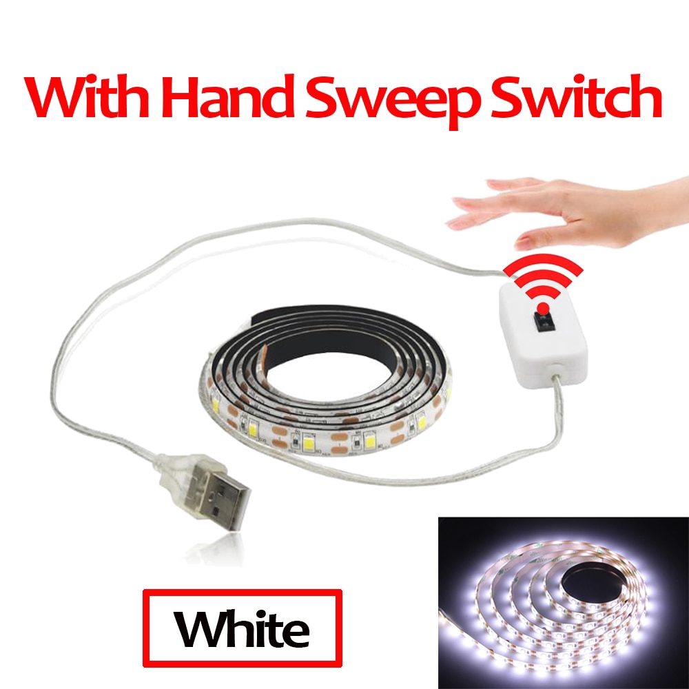 DC 5V Lamp USB Motion LED Backlight LED TV Kitchen LED Strip Hand Sweep ...