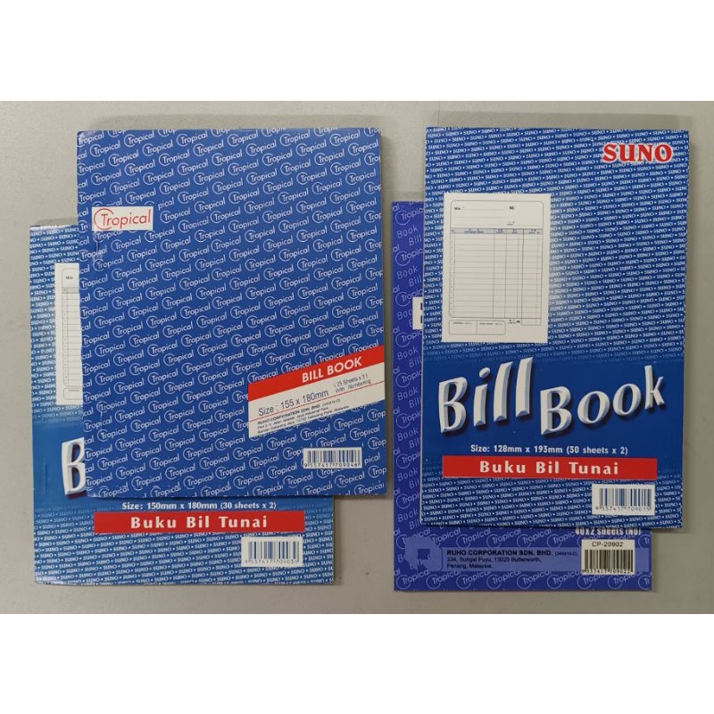 Cash bill book/ cash bill book/ 2ply receipt book/ 3ply / medium large ...