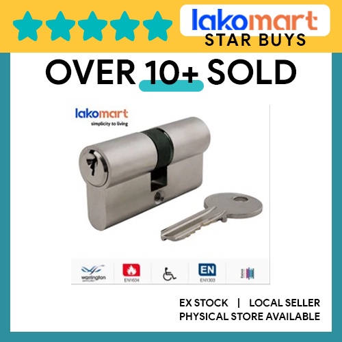 Door Cylinder Lock Single Key With Thumbturn 60mm/70mm With 3 Normal ...