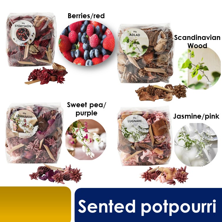 sachets potpourri/ Perfumed Dried Flower Petals/ Potpourri with Lovely ...