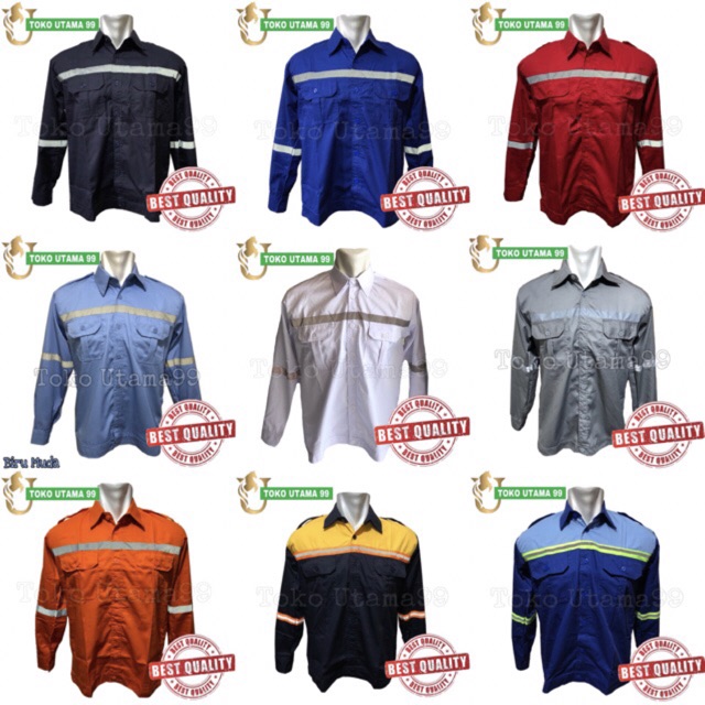 Blue safety Uniforms benhur safety Clothes Uniform Work Uniforms ...