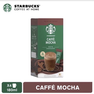 Starbucks MOCHA Premium Instant Coffee (Box Of 4 Packs x 22g) | Shopee ...