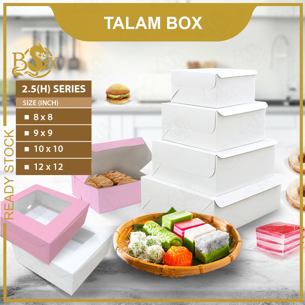 Kuih Talam Box Cake Box Pizza Box Packaging Box Packing Box | Shopee ...